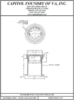 VALVE BOXES & CLEANOUTS - Capitol Foundry of VA, Inc.