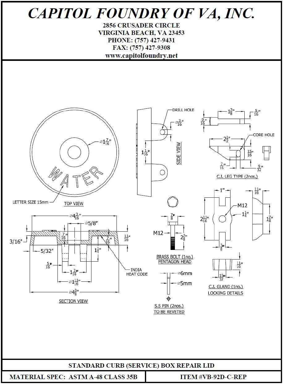 VALVE BOXES & CLEANOUTS - Capitol Foundry of VA, Inc.