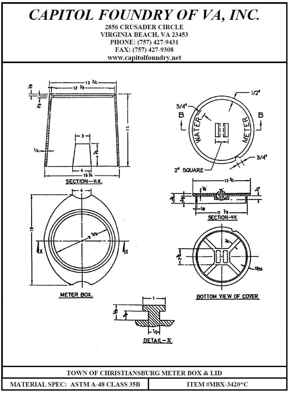 METER BOXES - Capitol Foundry of VA, Inc.