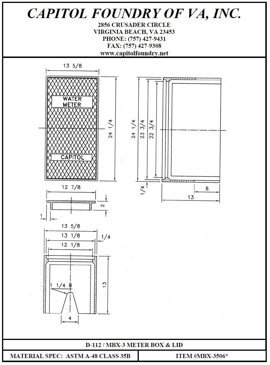 METER BOXES - Capitol Foundry of VA, Inc.