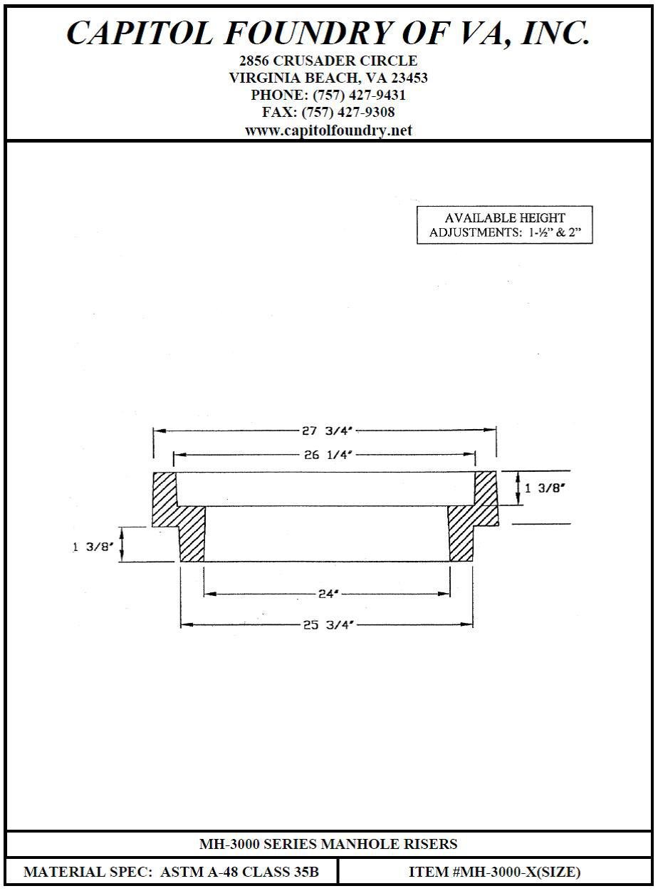 JUNCTON BOXES & MISC. - Capitol Foundry of VA, Inc.