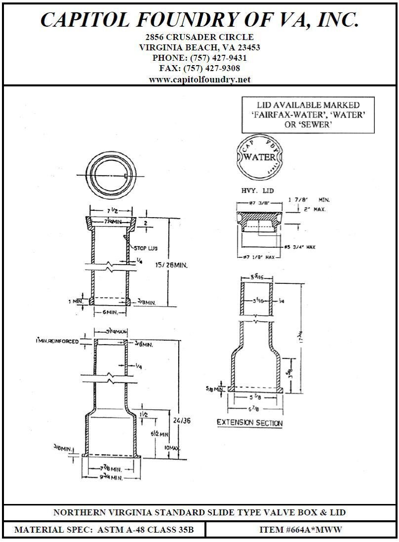 VALVE BOXES & CLEANOUTS - Capitol Foundry of VA, Inc.