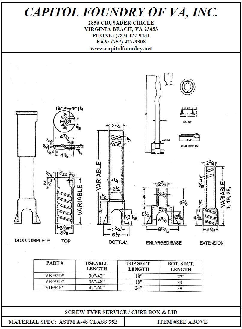 VALVE BOXES & CLEANOUTS - Capitol Foundry of VA, Inc.